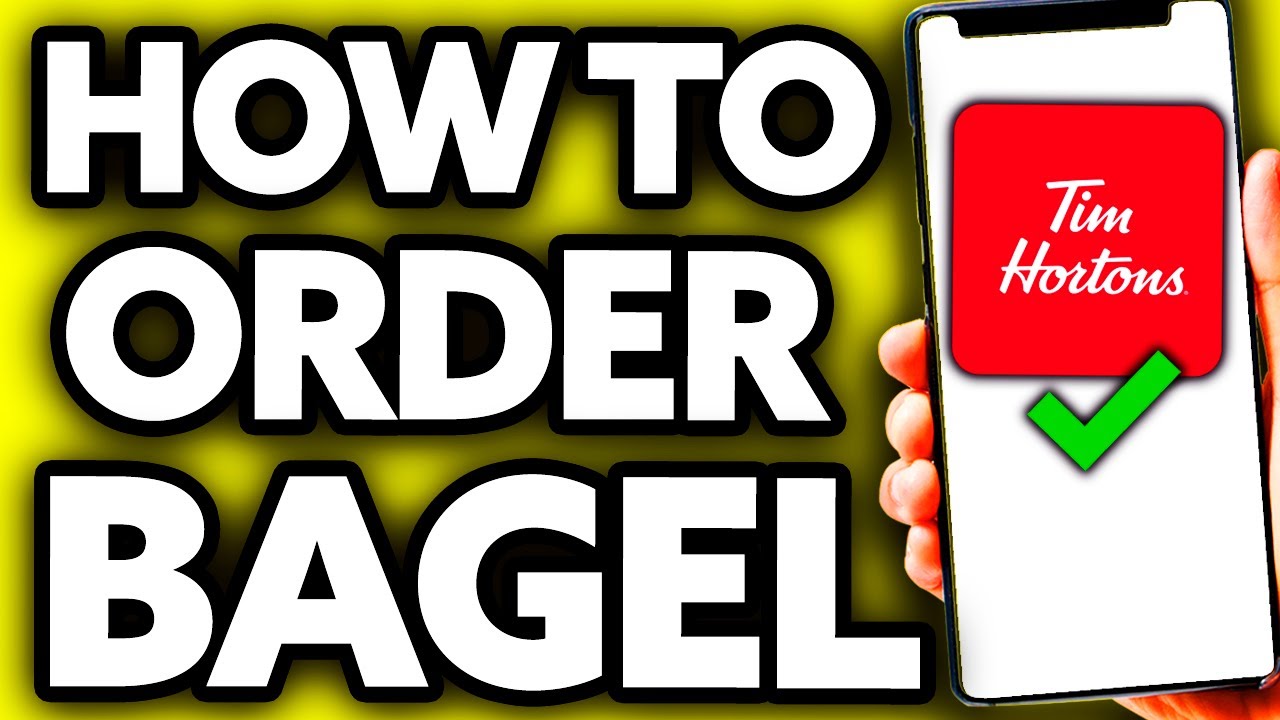 How To Order Bagel At Tim Hortons (2025) - Step by Step - YouTube