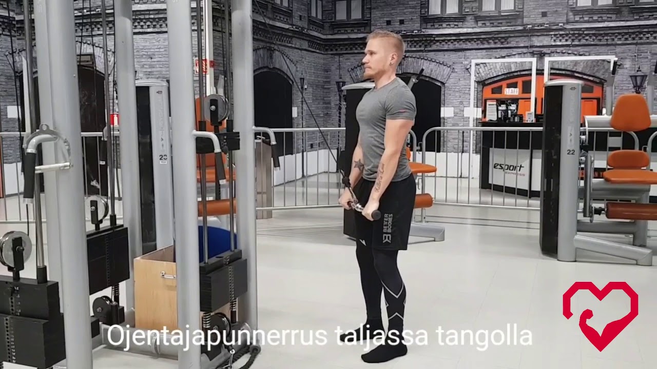 Ojentajapunnerrus taljassa tangolla - YouTube