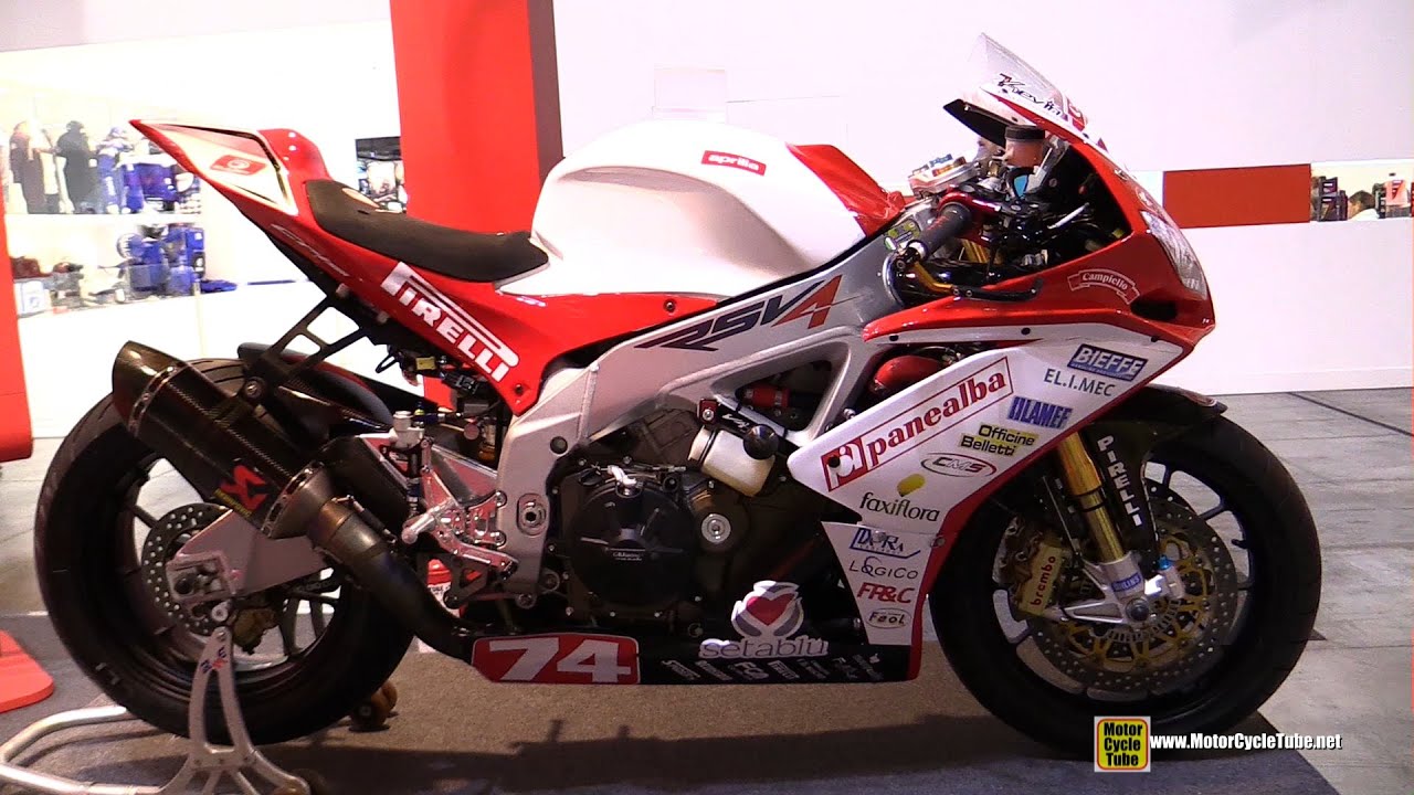 2015 Aprilia RSV4 Racing - Walkaround - Brembo Exibit at 2014 EICMA ...