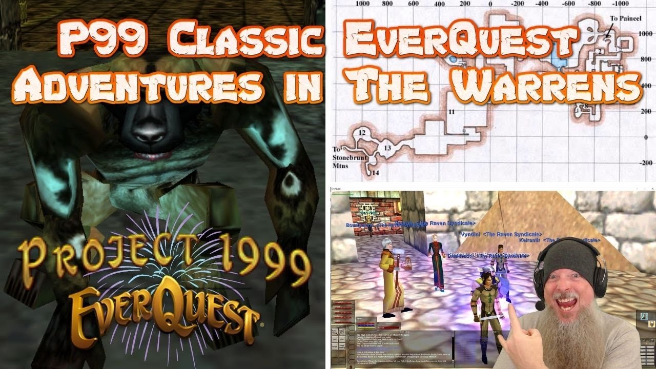 Project 1999 EverQuest Live Gameplay - The Warrens - YouTube