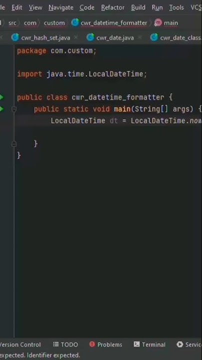 DateTime Formatter in Java #shorts - YouTube