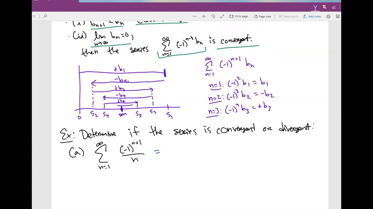 Math 151: Alternating Series Test - YouTube
