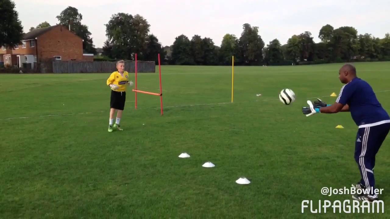 Josh bowler goalkeeper training with Sean griffiths - YouTube