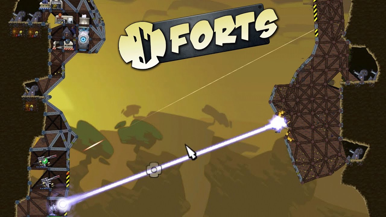 EPIC Cliff Forts & Super Lasers (Forts Gameplay) - YouTube