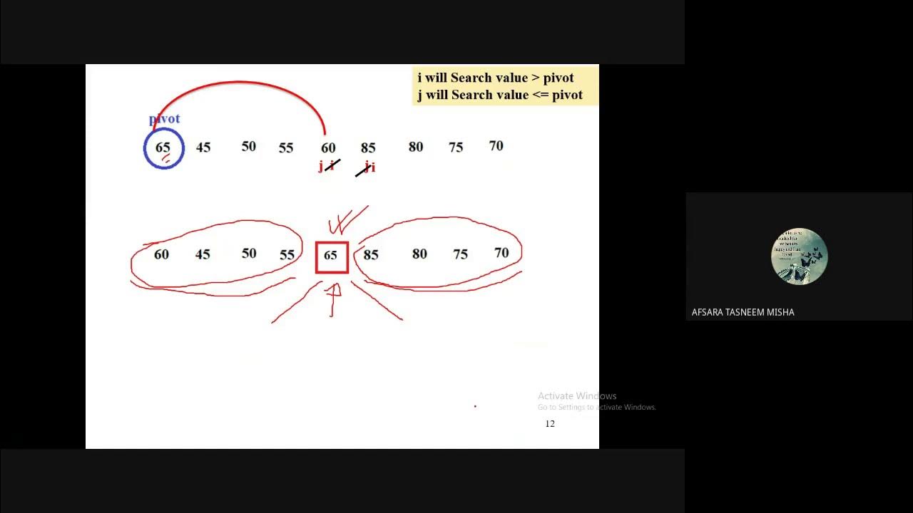 Quick sort Part 1 - YouTube