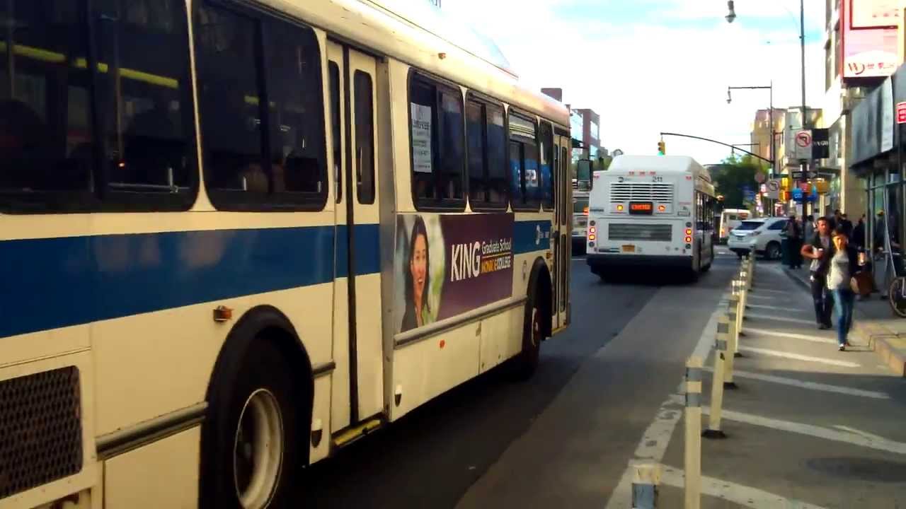 MTA Bus: Orion V CNG 9889 Q65 Bus@Main Street - YouTube
