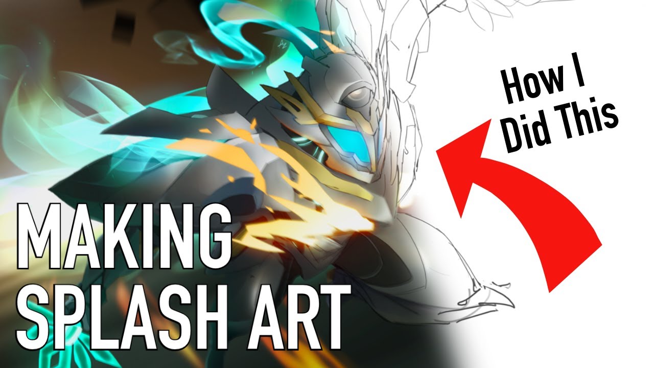 Sketch to Splash || how I tried to paint Firefly in Riot's style - YouTube