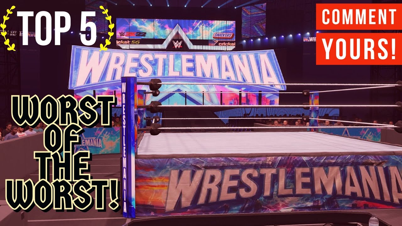 Worst WrestleMania Matches Ever! - YouTube