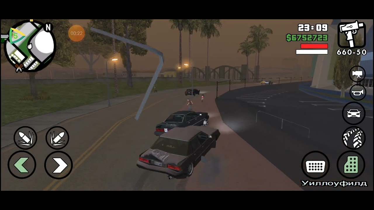 GTA SA car chase scene в миссии "Девушка Красавчика" - YouTube