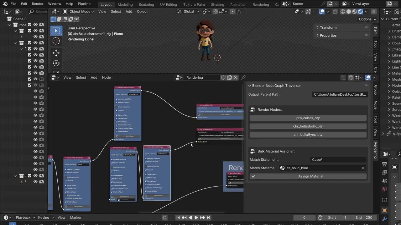 [Blender Node Based layering] Splitting meshes - YouTube