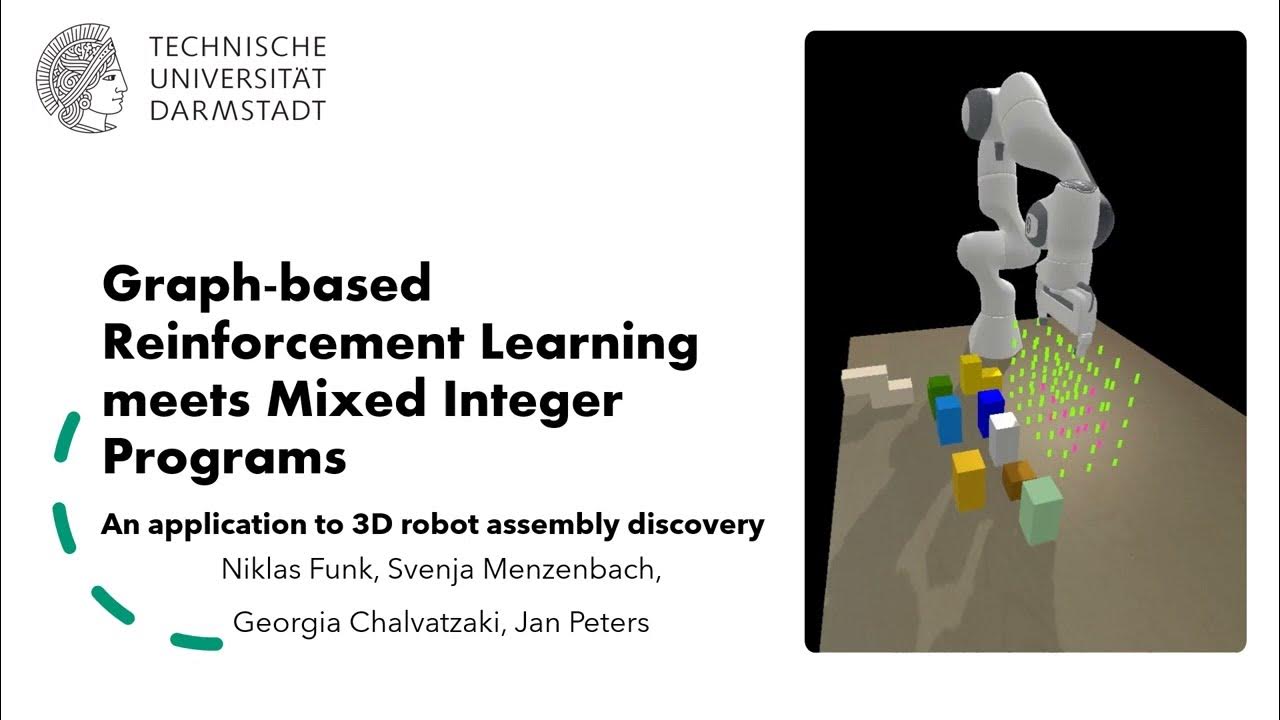 Graph-based Reinforcement Learning meets Mixed Integer Programs for 3D robot assembly discovery ...