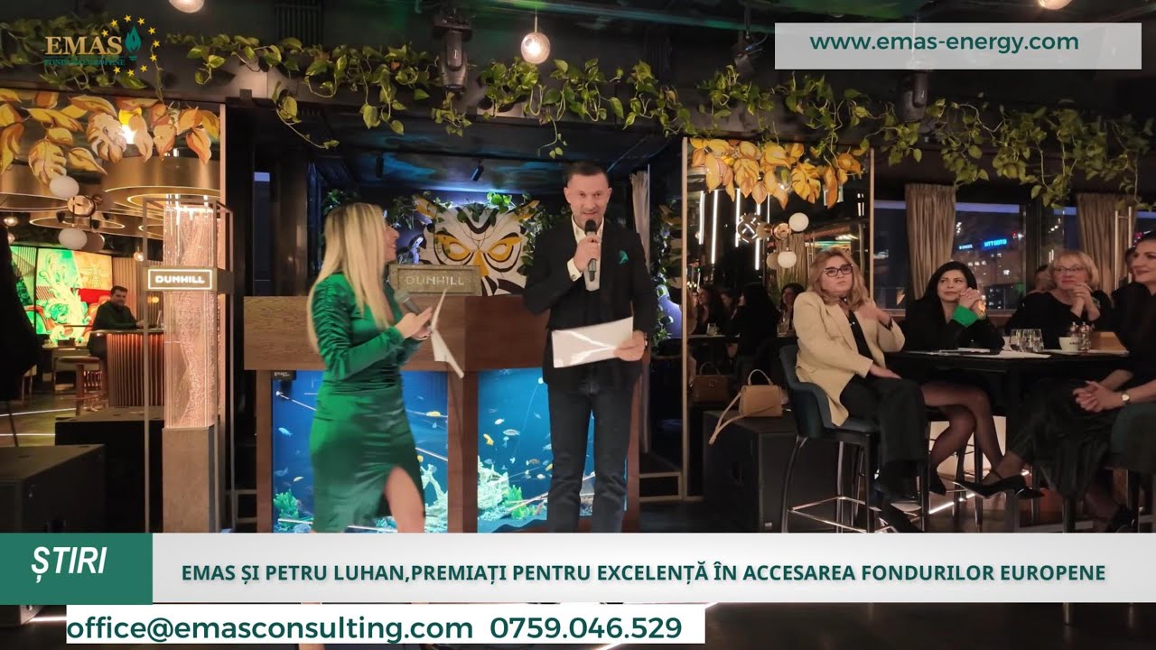 PETRU LUHAN și EMAS, premiați pentru excelență în accesarea Fondurilor ...