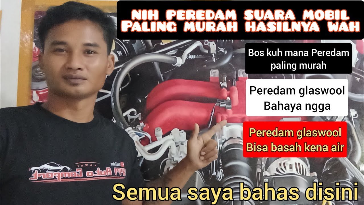 solusi peredam murah ya ini | peredam glaswool peredam mobil - YouTube