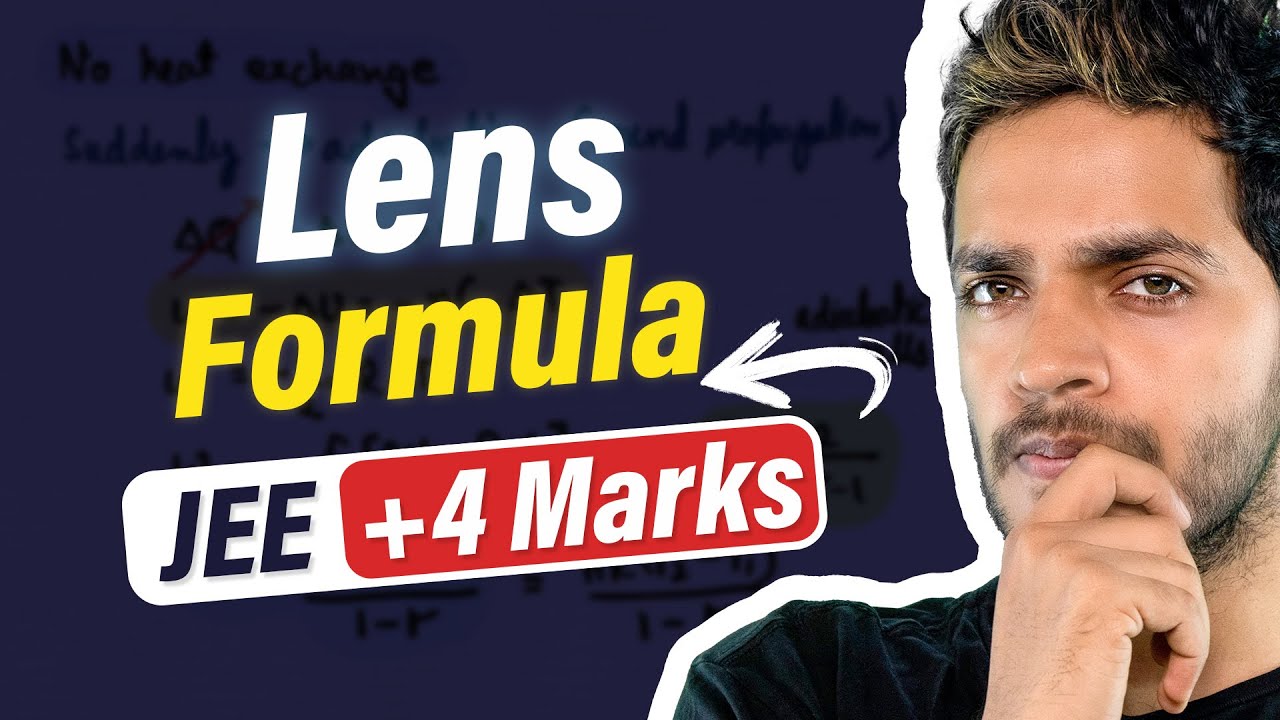Lens Formula with PYQs #JEE Month by Vikrant Kirar - YouTube