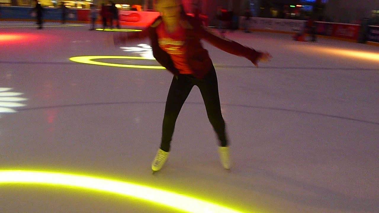 Skate UK Star GOLD- Toe Loop Jump - YouTube