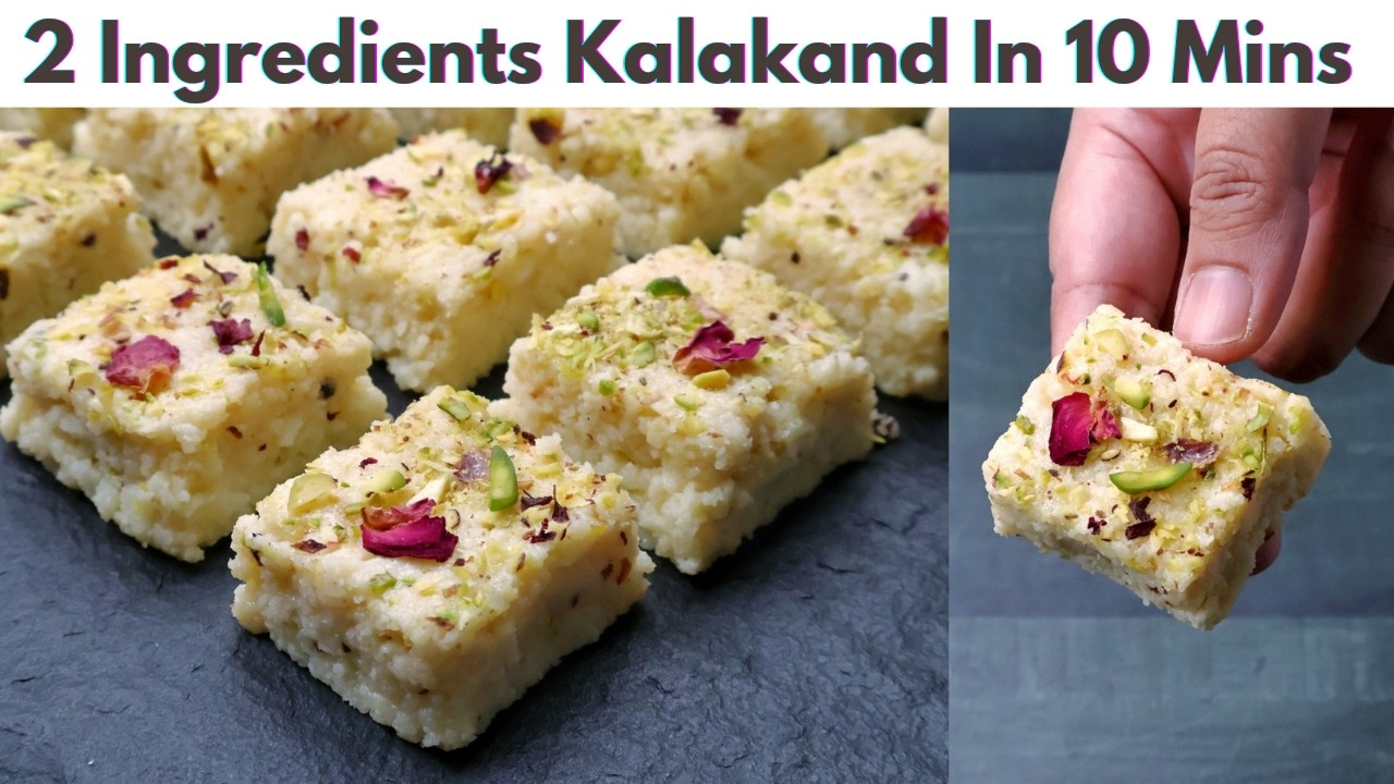 Easy Special Kalakand Recipe | दानेदार कलाकंद झटपट आसान रेसिपी | 10 ...