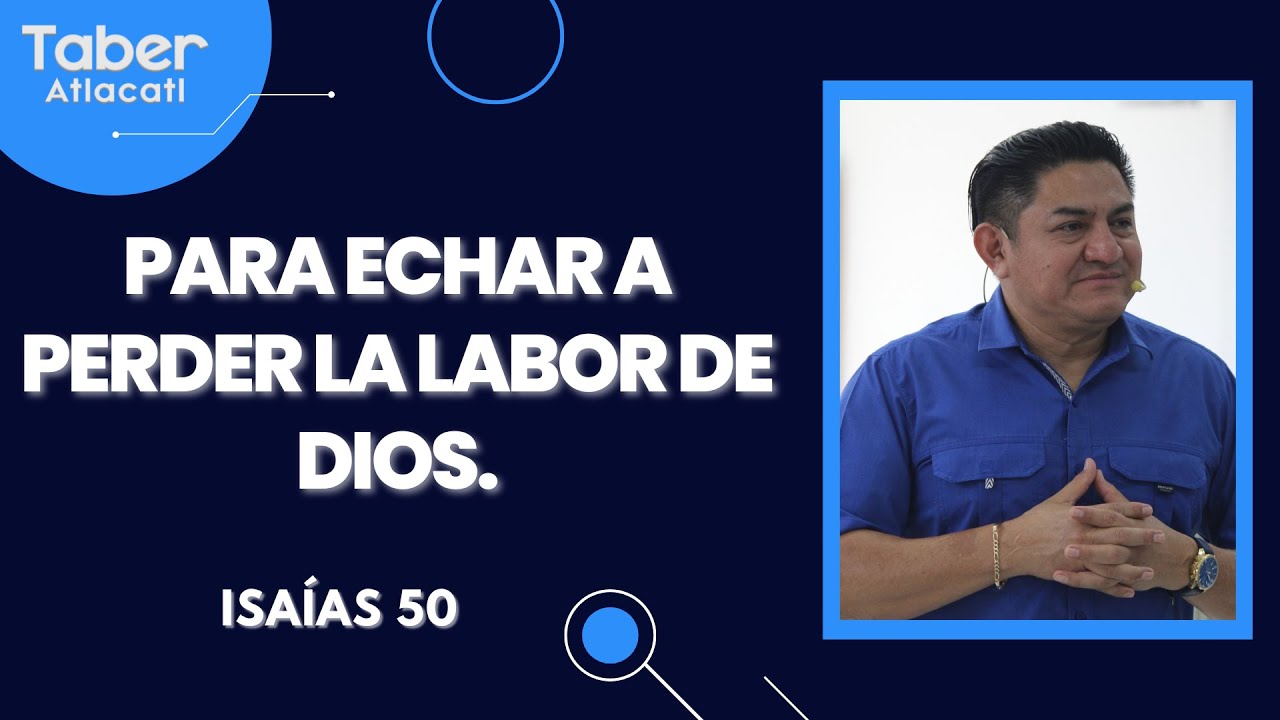 Para echar a perder la labor de Dios | Pastor René Benítez - YouTube