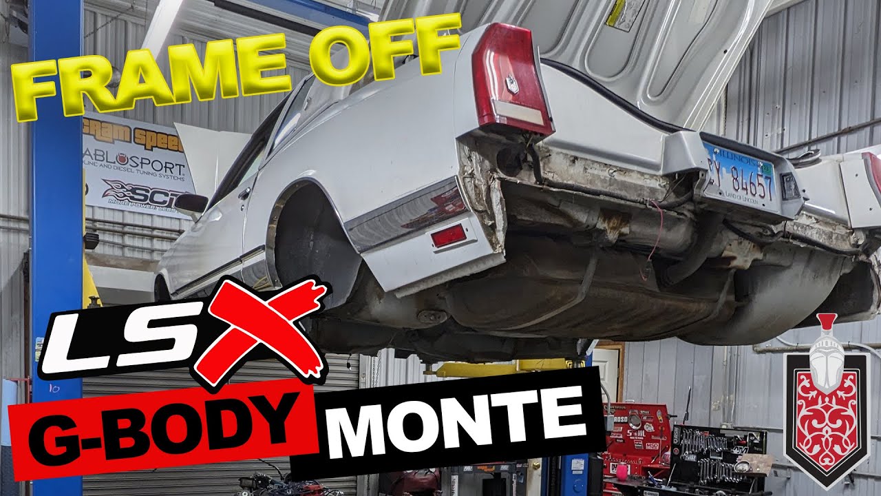 Sam's G-body Monte Carlo Part 1 - Frame off and prep for full chassis ...