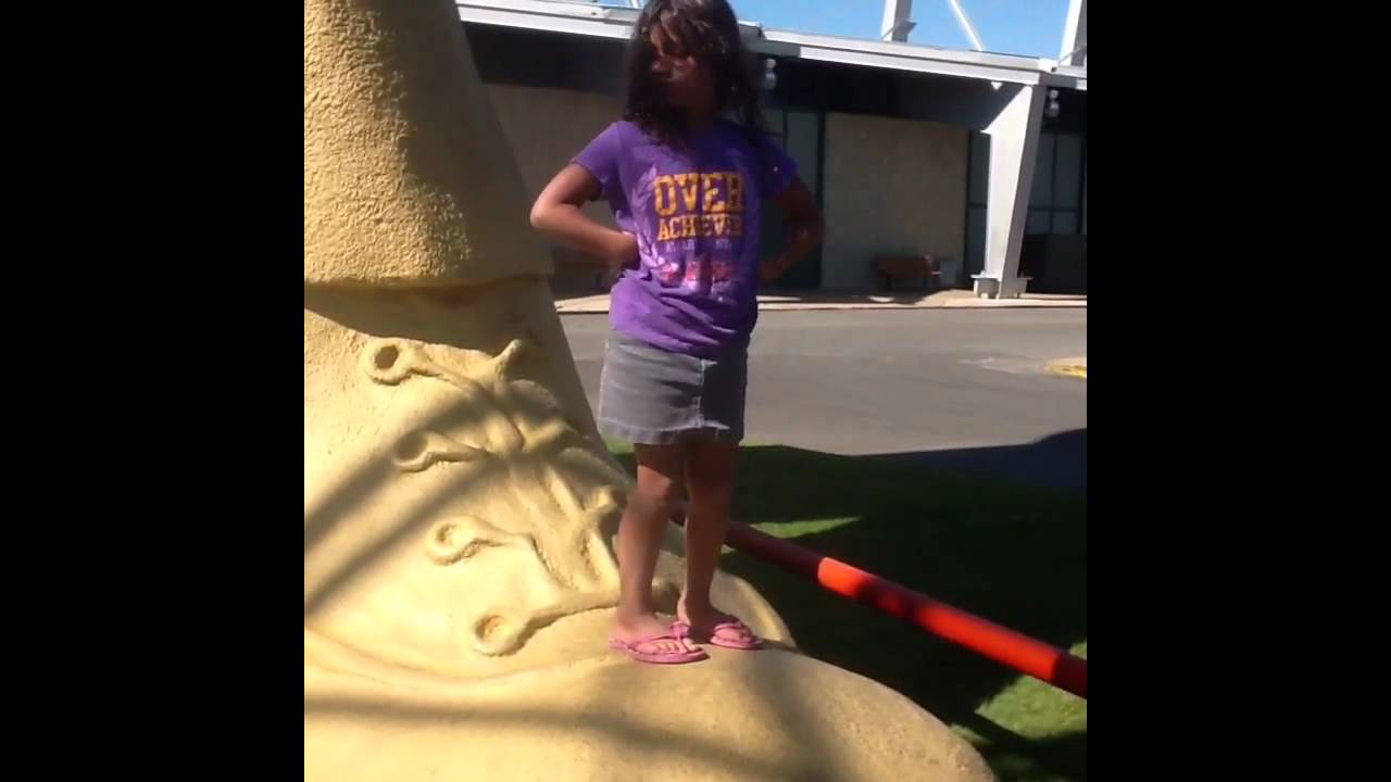 Miranda's Bigfoot dance - YouTube