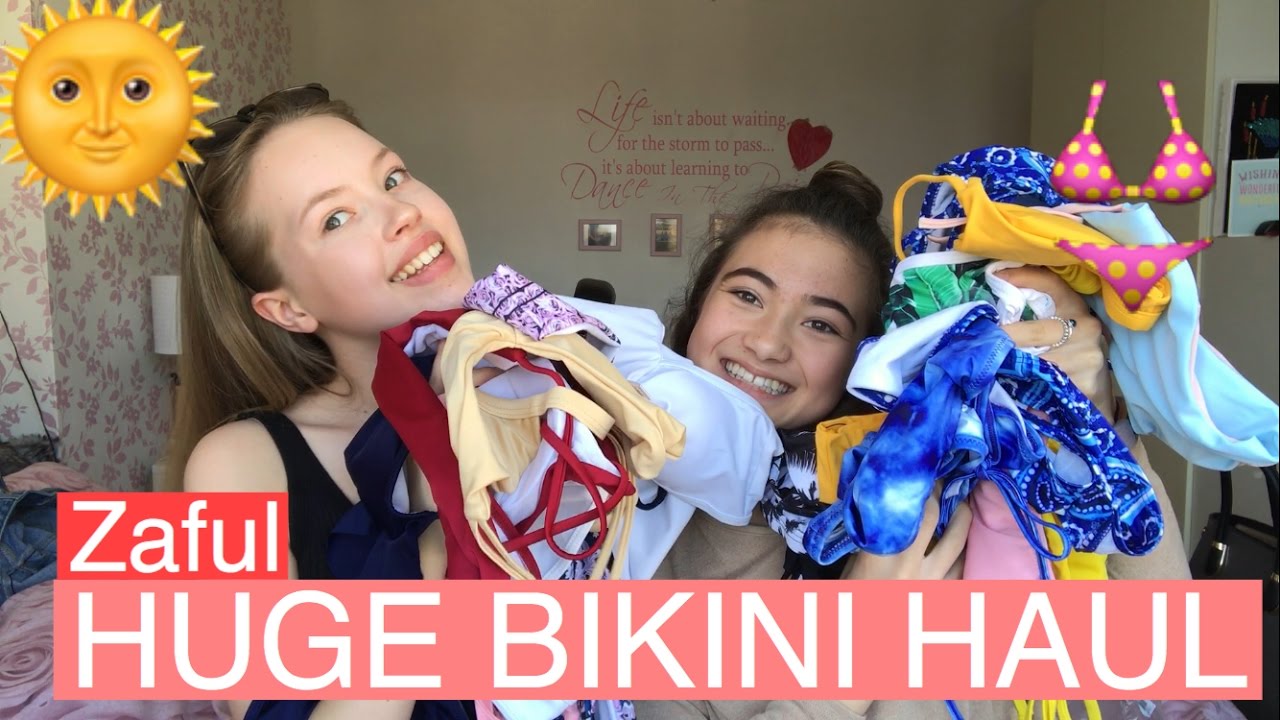 MASSIVE BIKINI HAUL // ZAFUL || Mia Emily - YouTube