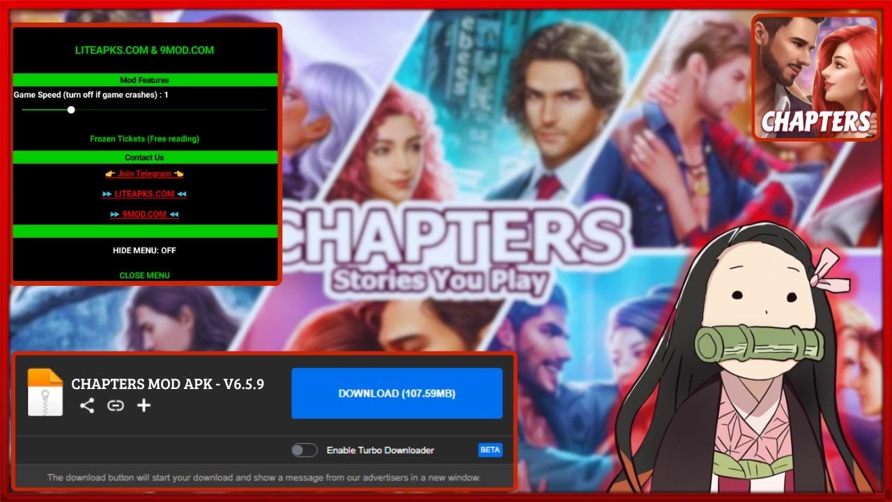 ⭐SAIU! NOVA ATUALIZAÇÃO DE CHAPTERS MOD MENU COM TICKETS INFINITOS E ...