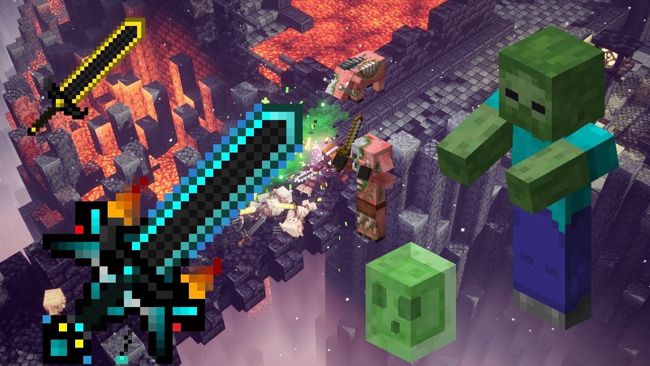 Players vs Ancient Warrior Extreme Mobs | Minecraft BE - YouTube