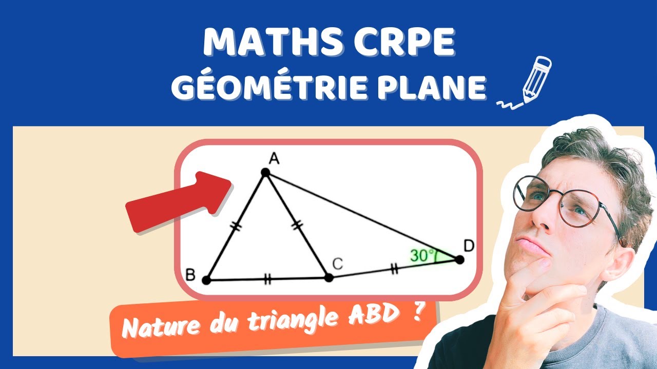 CRPE Maths : Nature du Triangle ABD ? Une Astuce Simple en Géométrie ...