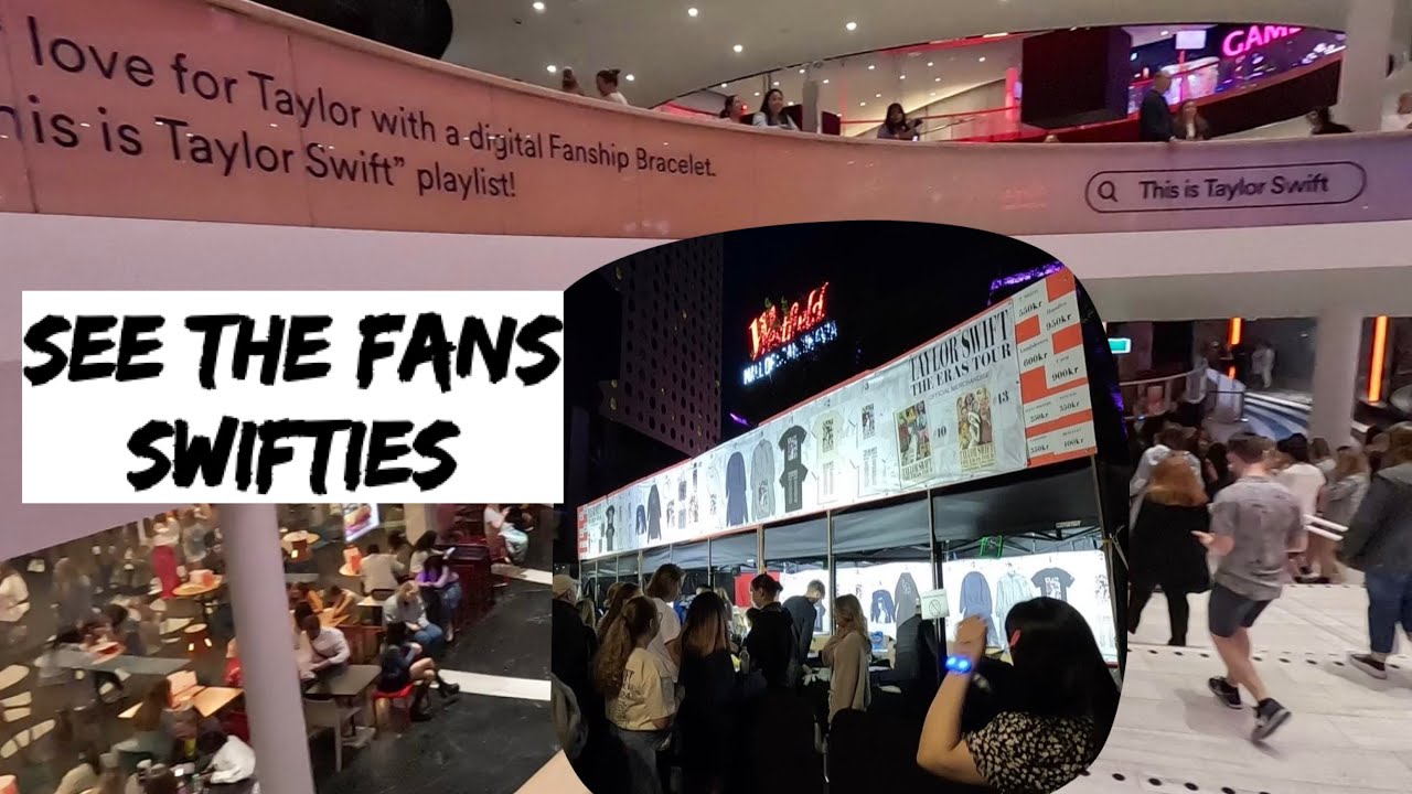 Swifties Take Over Stockholm (Taylor Swift Concert Crowd) - YouTube