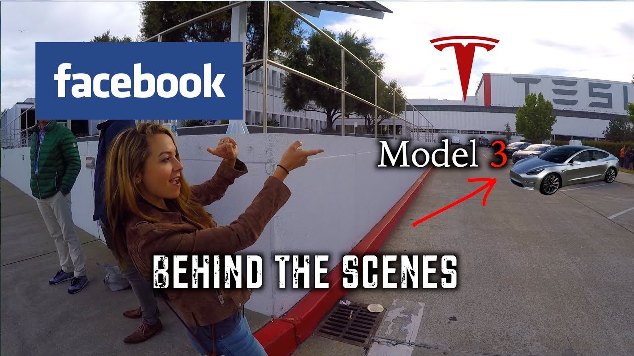 Inside Facebook, Tesla & Seeing a Model 3! - YouTube