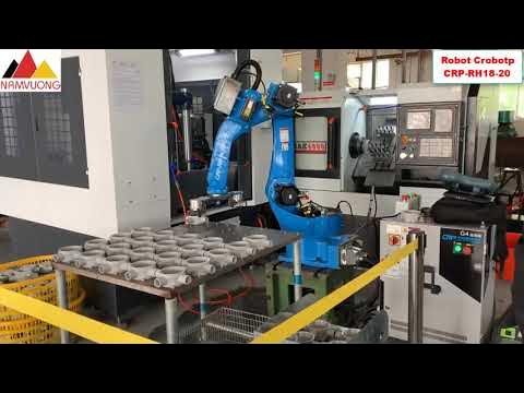 Robot Crobotp CRP-RH18-20 dành cho MIG/Mag/TIG |Nam Vượng - YouTube