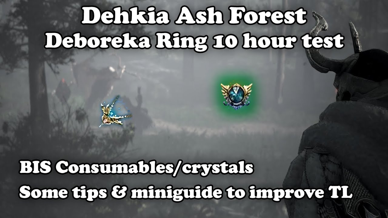 BDO | Deboreka Ring 10 hour grind tests - Dehkia Ash Forest - YouTube