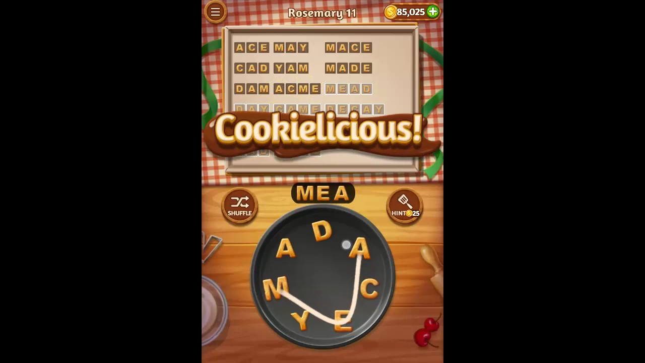 Word Cookies Rosemary Pack Level 11 Answers - YouTube