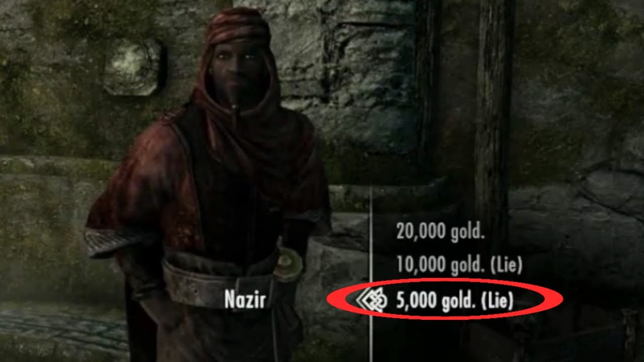 LYING TO NAZIR about how much money we got from killing The Emperor ...
