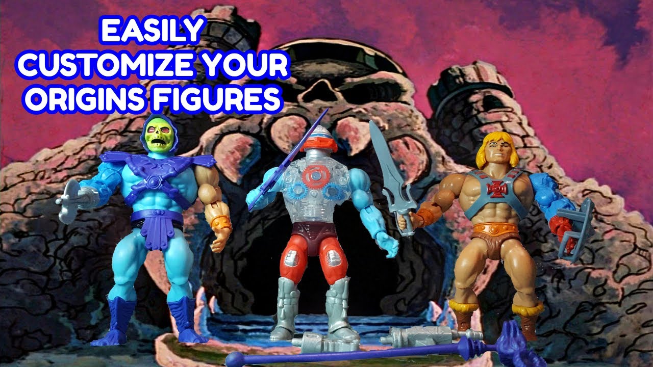 CUSTOMIZE MOTU ORIGINS FIGURES FAST AND EASY - YouTube