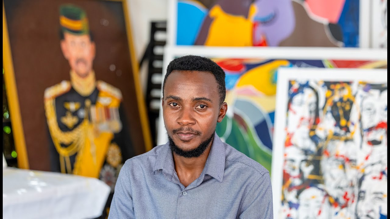 Rwandan artist Sam Boneza’s portraits with a purpose call for ...