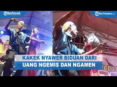 Kakek Nyawer Biduan Dangdut dari Hasil Ngemis dan Ngamen, Tajir Punya Tabungan 60 Juta