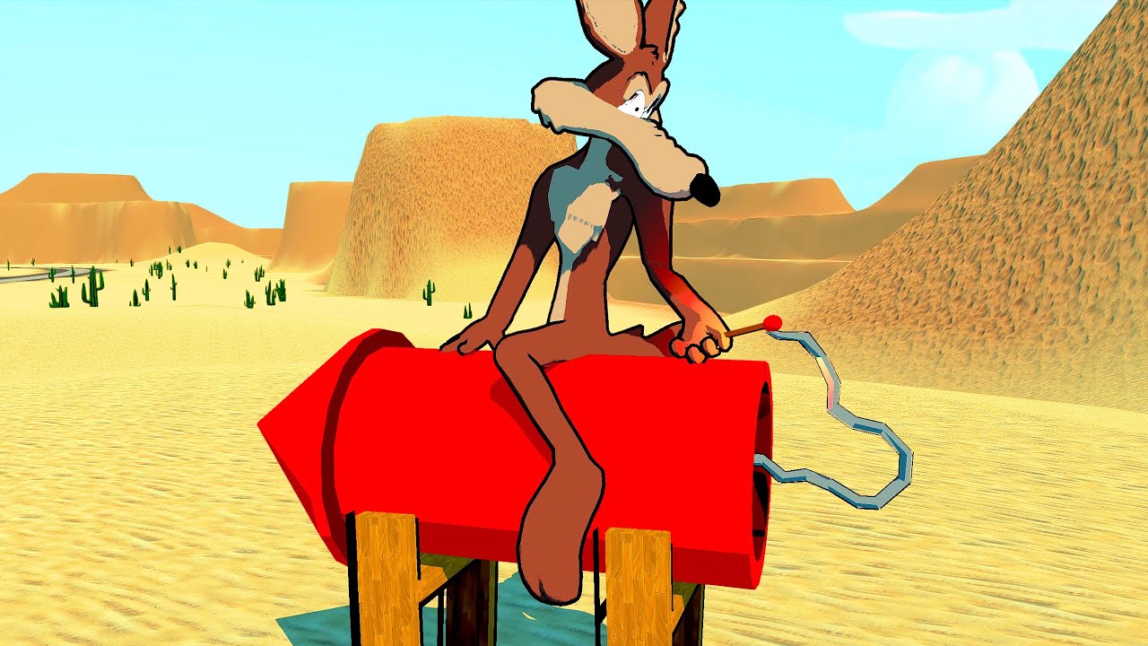 The Coyote KILLS the Road Runner... [Retro Horror Game] - YouTube