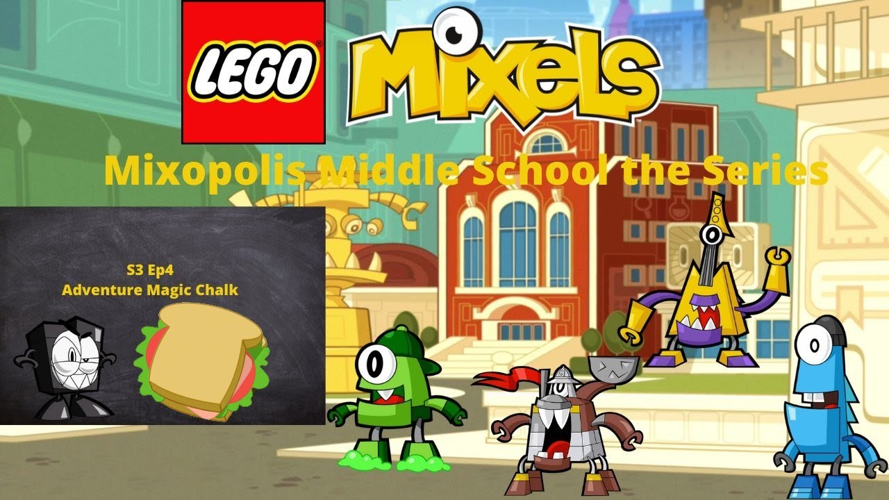 Lego Mixels: Mixopolis Middle School the Series S3 Ep4 Adventure Chalk ...