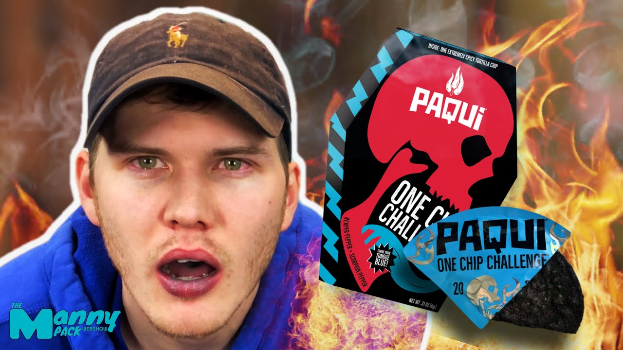 We Ate The World's Hottest Chip! Blue One Chip Challenge 2022 - YouTube