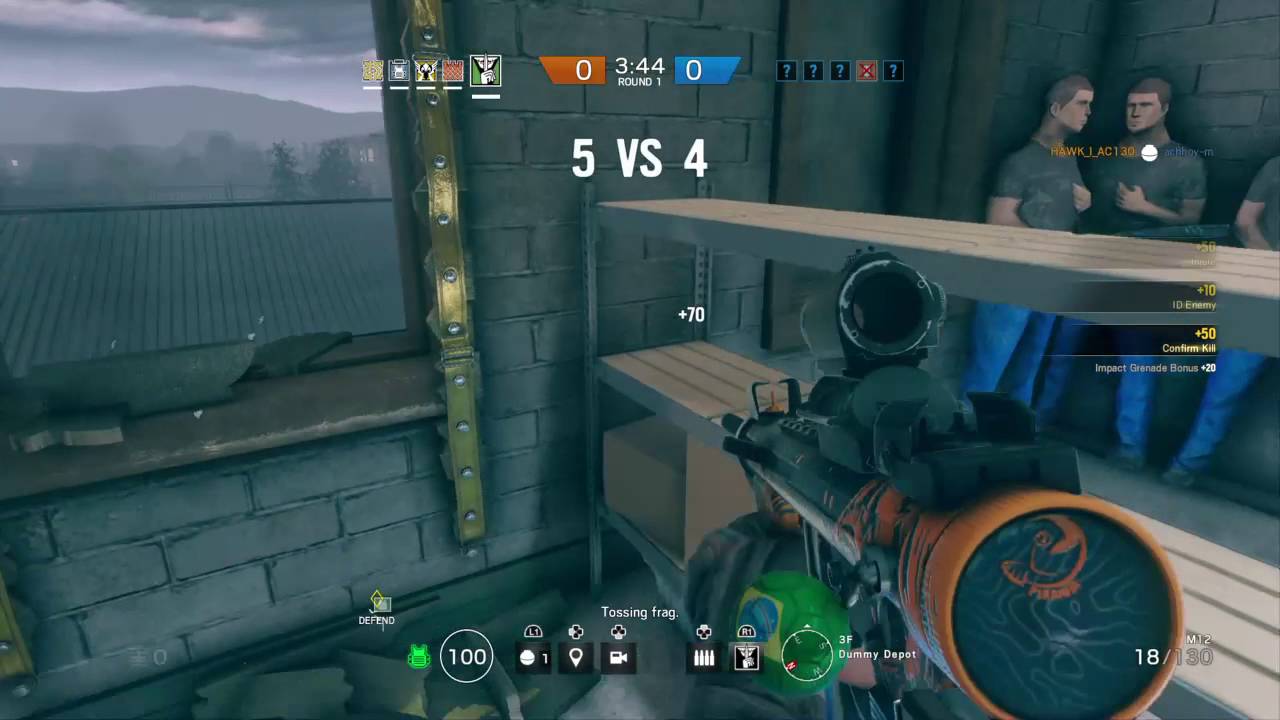 Spawn Kill with Impact Grenades Rainbow Six Siege - YouTube