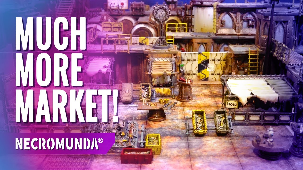 HOW TO Extend the Necromunda UNDERHIVE MARKET Kit! - YouTube