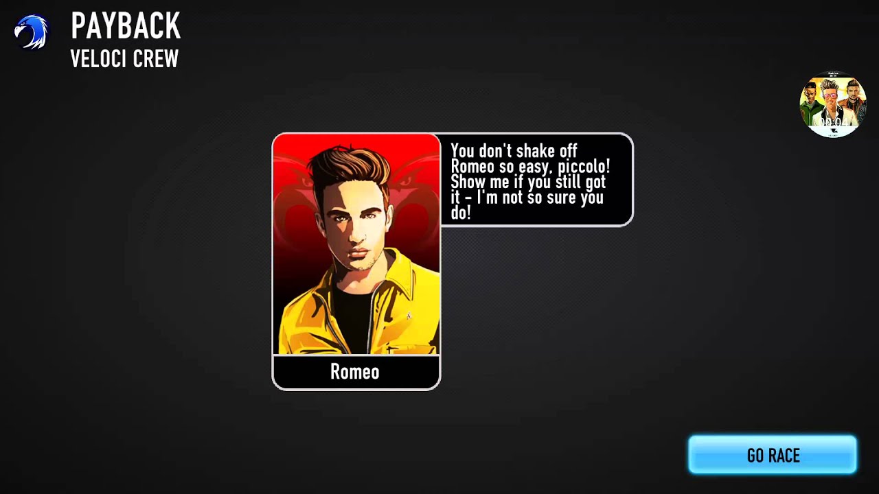 CSR RACING Racing Romeo's Ferrari 458 In Payback - YouTube