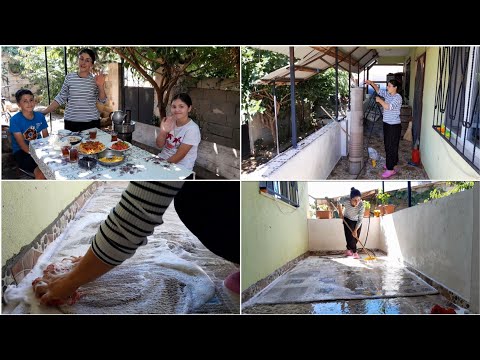 🫧Mis Gibi Temizlik Vlog‼️ | HALI YIKADIM🧼 | Semaver Çayı ~ Çocuklarla Kahvaltımız 😊