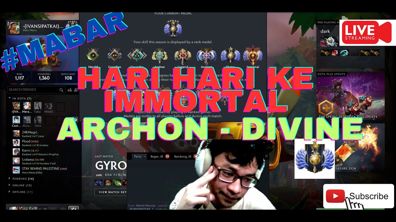 HARI HARI KE IMMORTAL ARCHON - DIVINE...........!!!! (BALIK PART 54) - YouTube