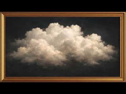 Moody Vintage Cloud Art for Frame TV (4 Hours) | Relaxing Jazz Ambience