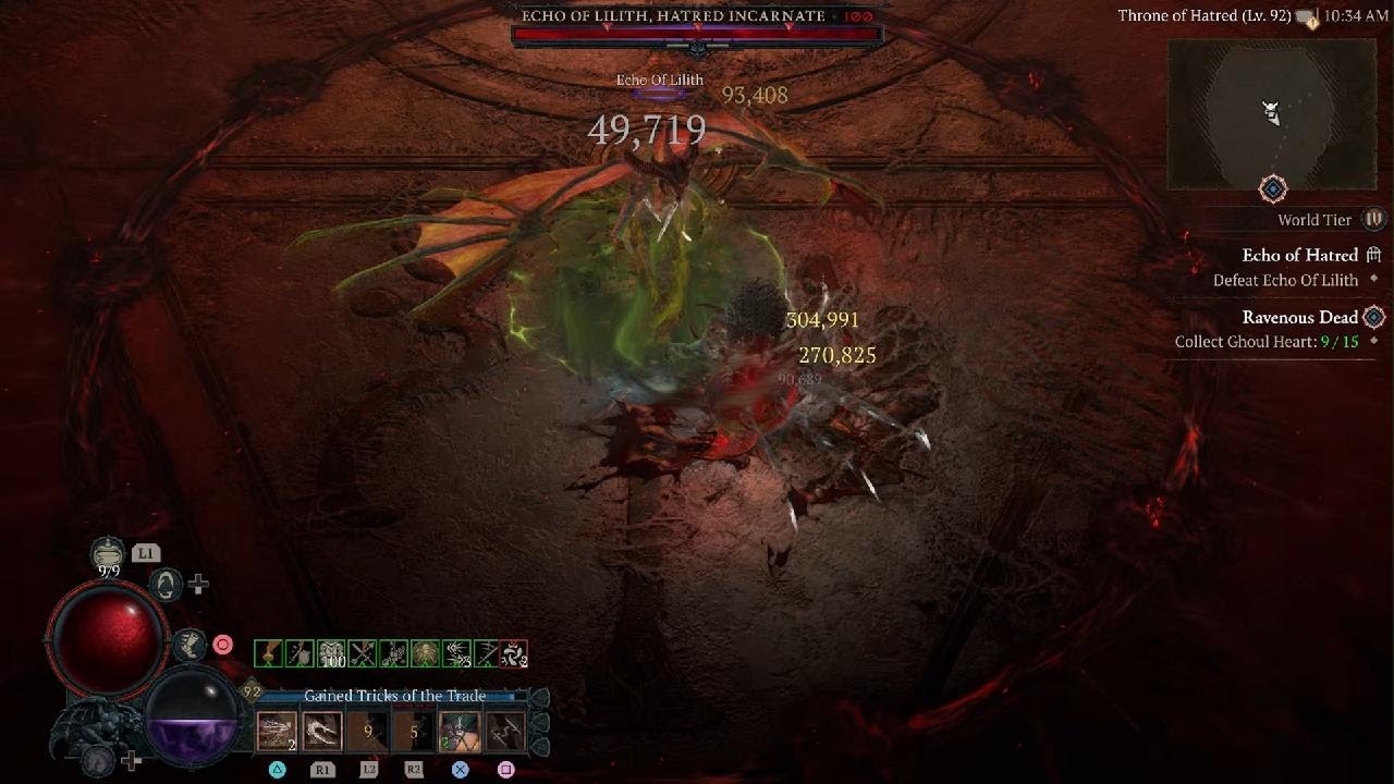Diablo 4 Uber Lilith Progression 75% phase 1 - YouTube