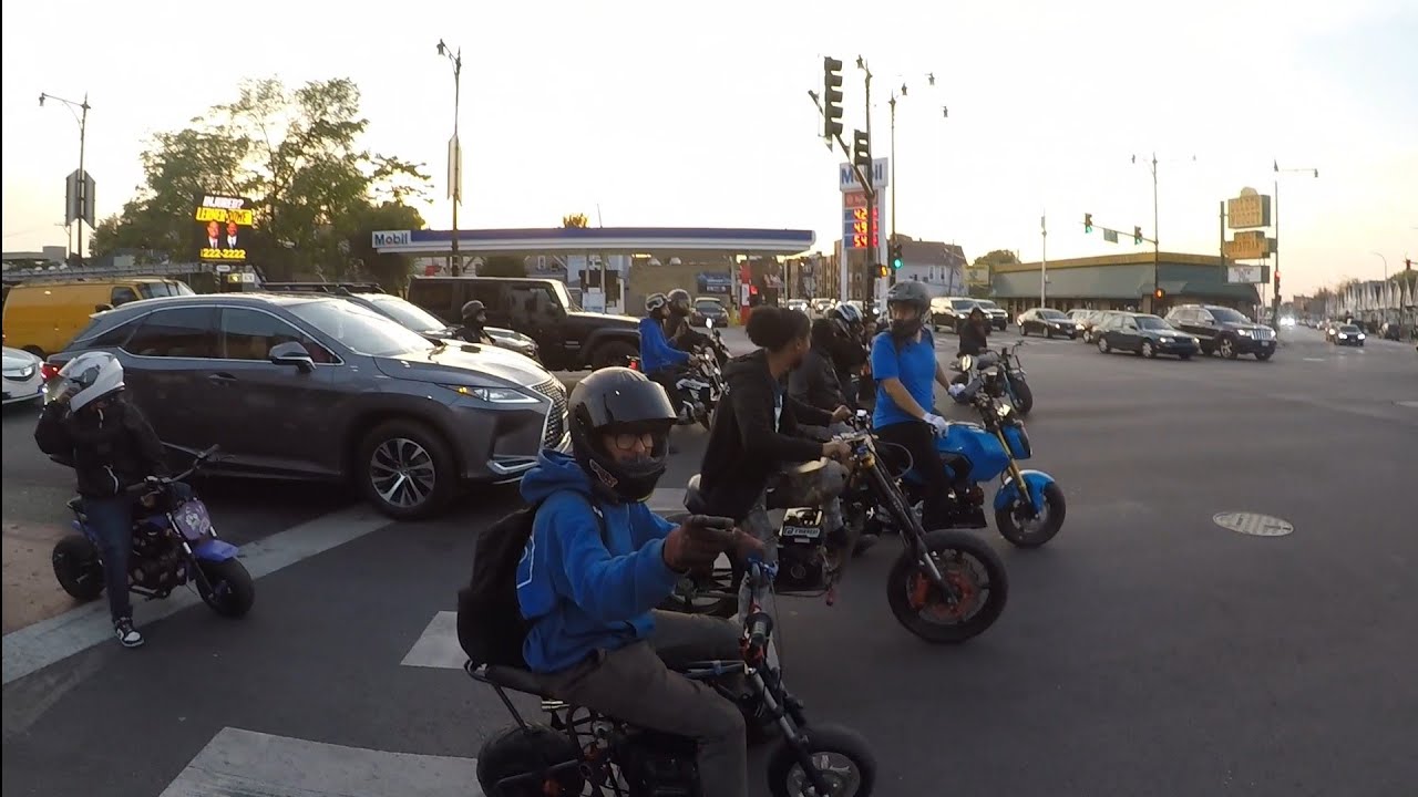 Mini Bike Ride Out Exploring Chicago's Streets - YouTube