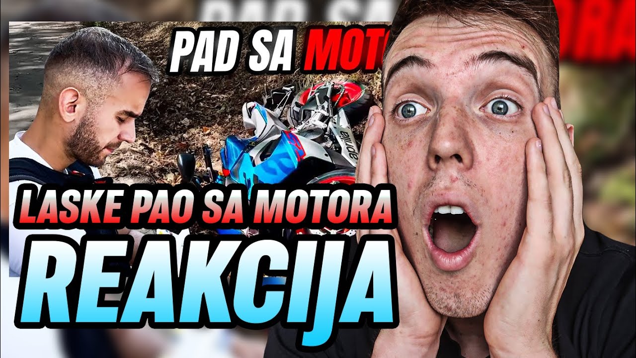 LASKETOV PAD SA MOTORA - CHODA REAKCIJA - YouTube