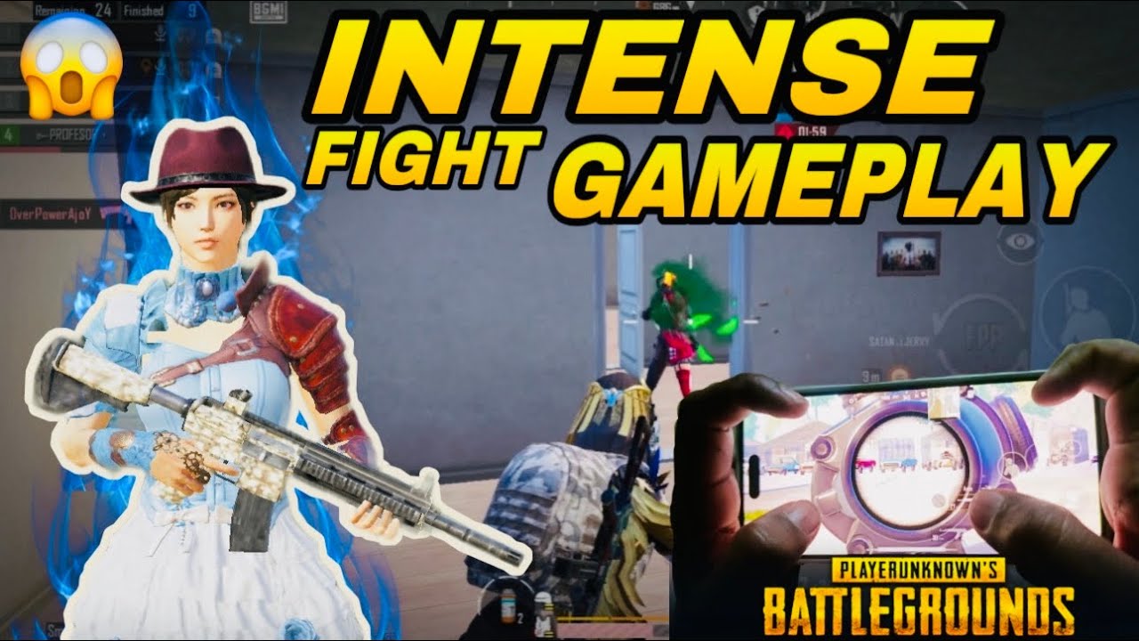 INTENSE😱FIGHT GAMEPLAY🔥iPhone 14promax ⚡️90FPS BGMI GAMEPLAY - YouTube