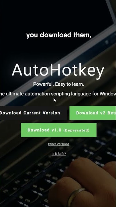 One Key Shortcut ️ Autohotkey Youtube 